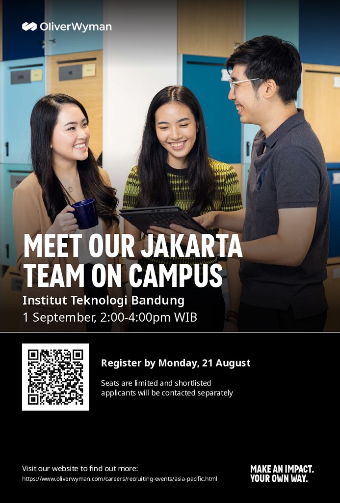 ITB Career Center - INFO SESSION OLIVER WYMAN INDONESIA: MEET OUR ...